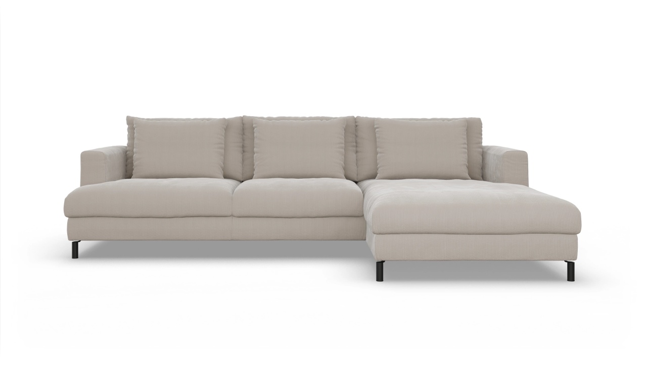 Sofa Faro in Stoff jetzt entdecken Cord beige | VON WILMOWSKY