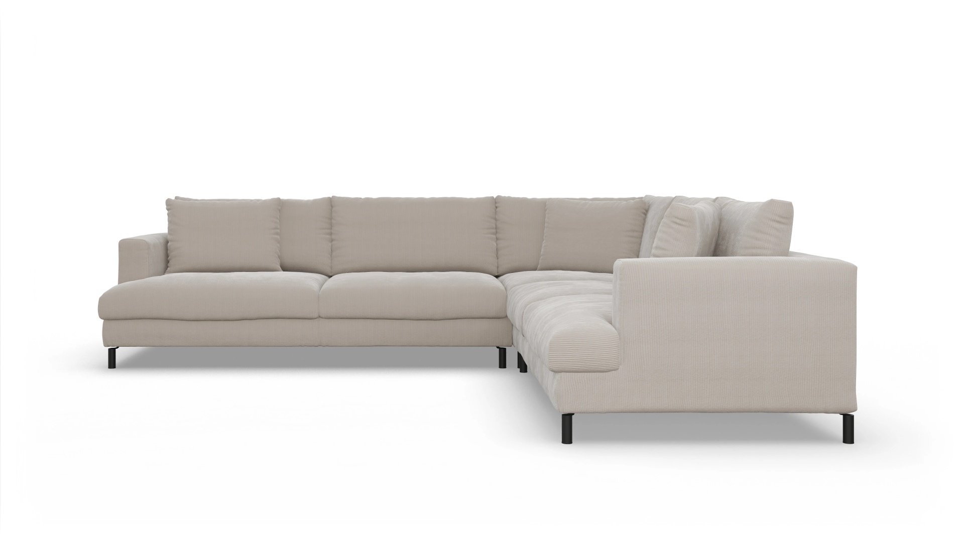 Sofa Faro in Stoff jetzt entdecken Cord beige | VON WILMOWSKY